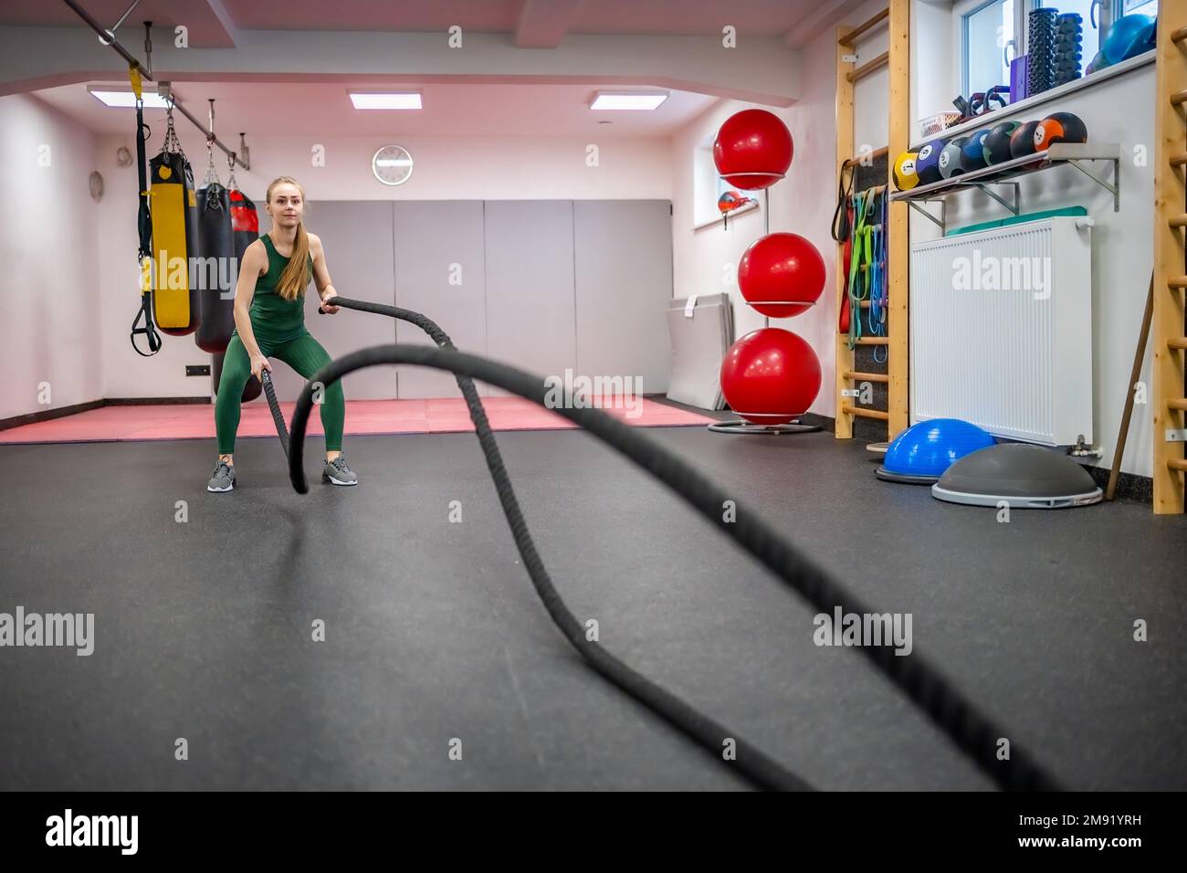 Strong woman bodybuilder perfect hi-res stock photography and images ...