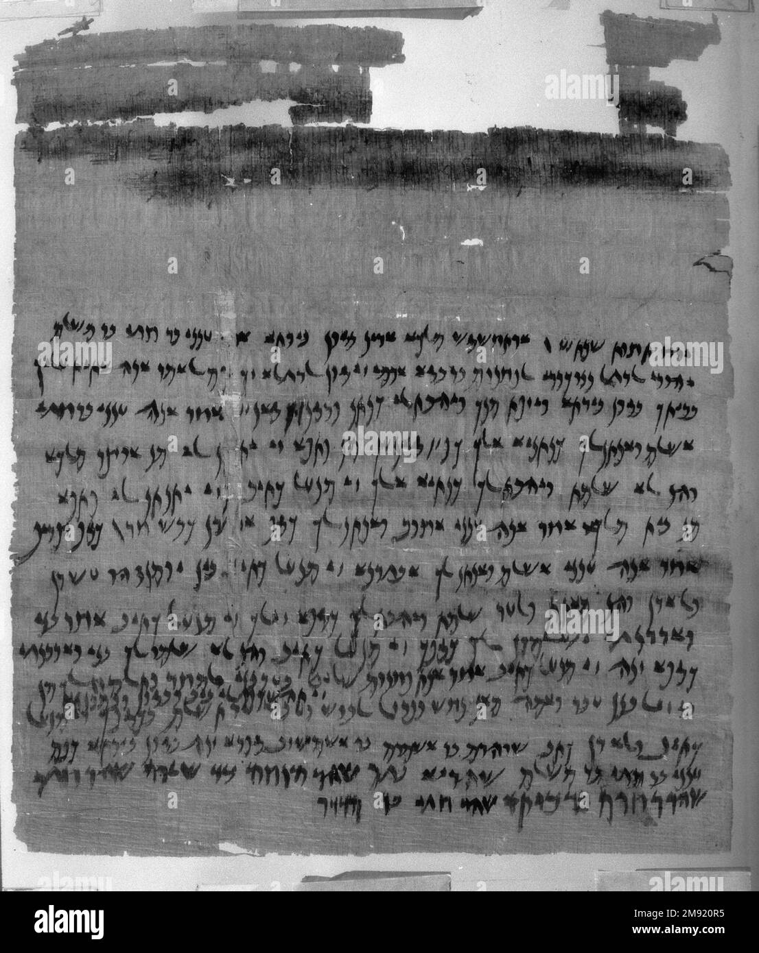 Receipt for a Grain Loan Aramaic. Receipt for a Grain Loan, December ...