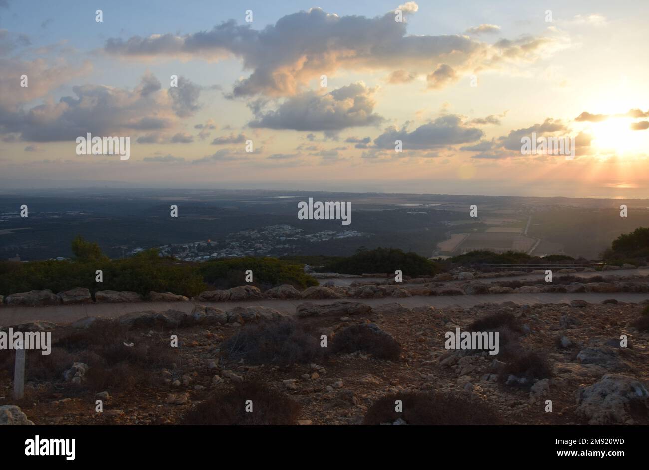 Keshet Cave - natural arch during sunset, Adamit Park, Upper Galilee ...