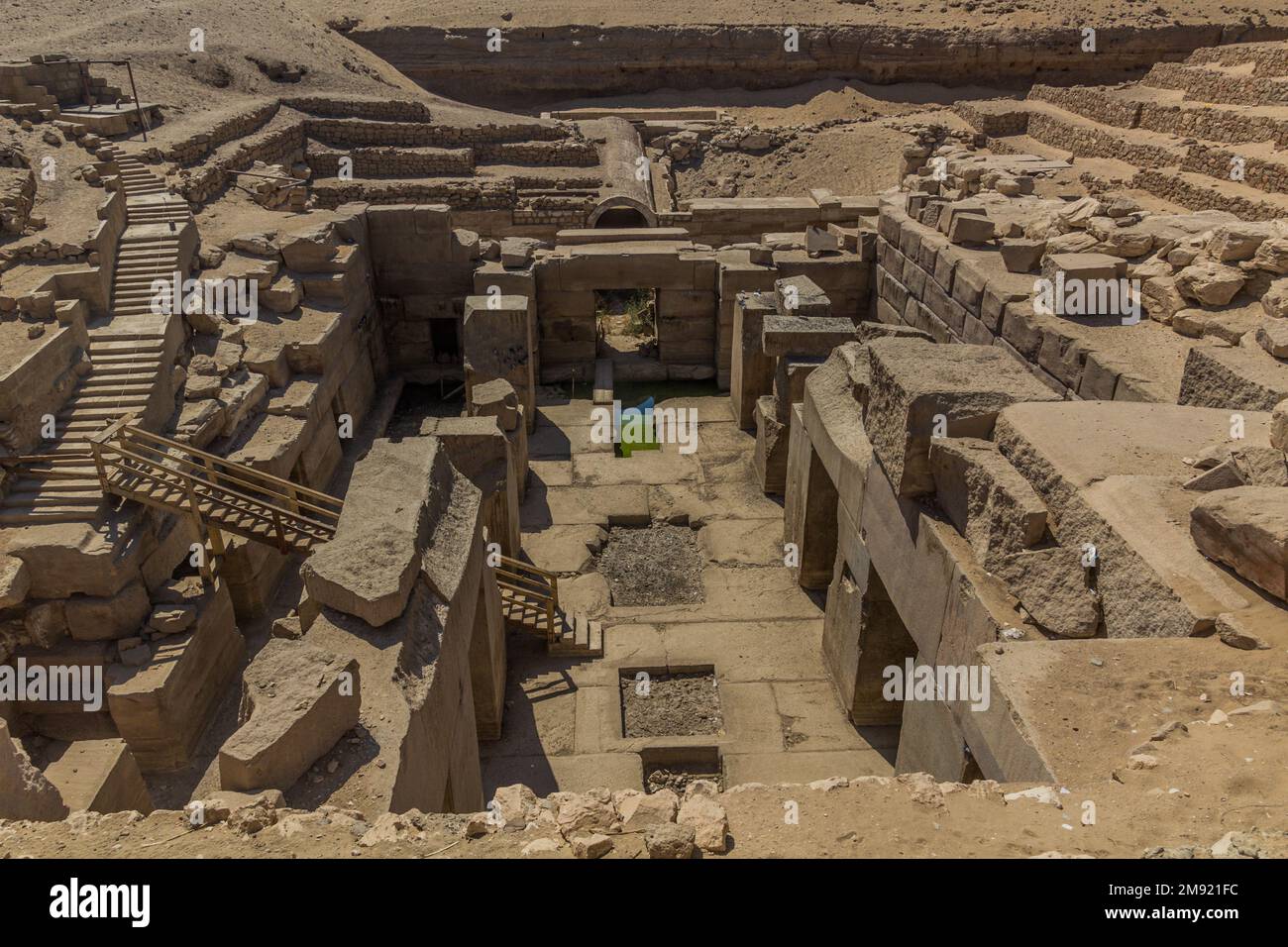 Osireion temple ruins in Abydos, Egypt Stock Photo - Alamy