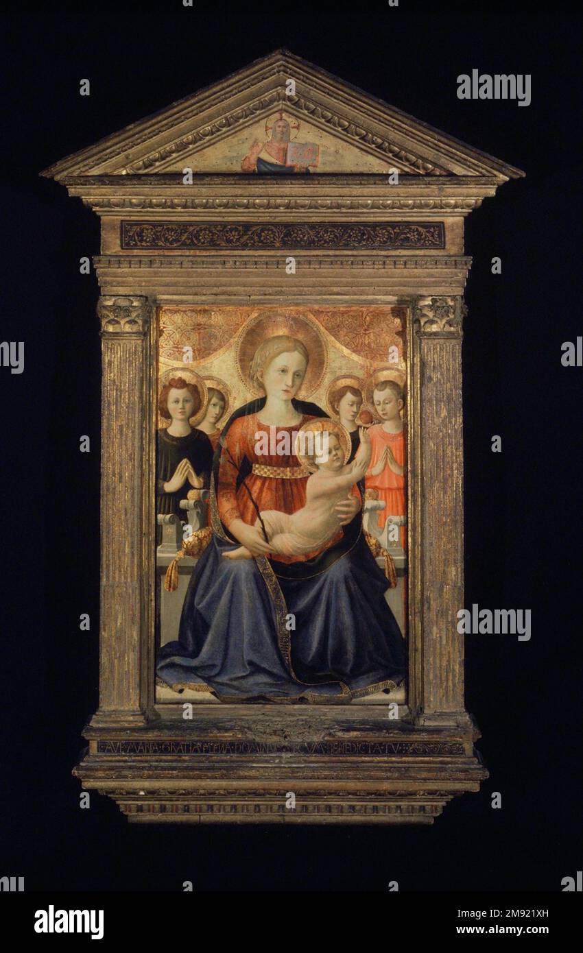 Virgin and Child with Four Angels and the Redeemer Zanobi Strozzi ...