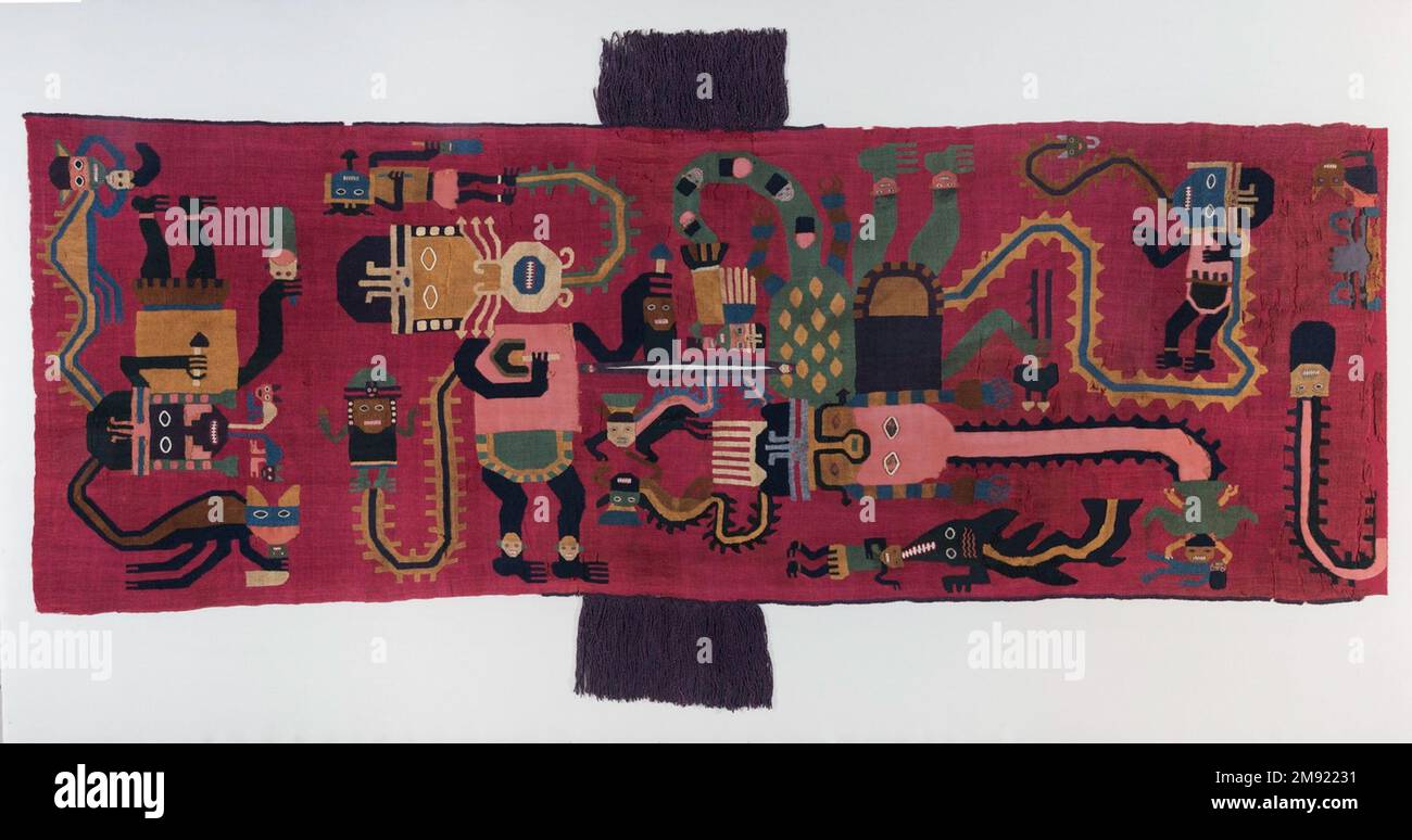 Poncho or Tunic Nasca. Poncho or Tunic, 100-200 C.E. Camelid fiber, 74 ...