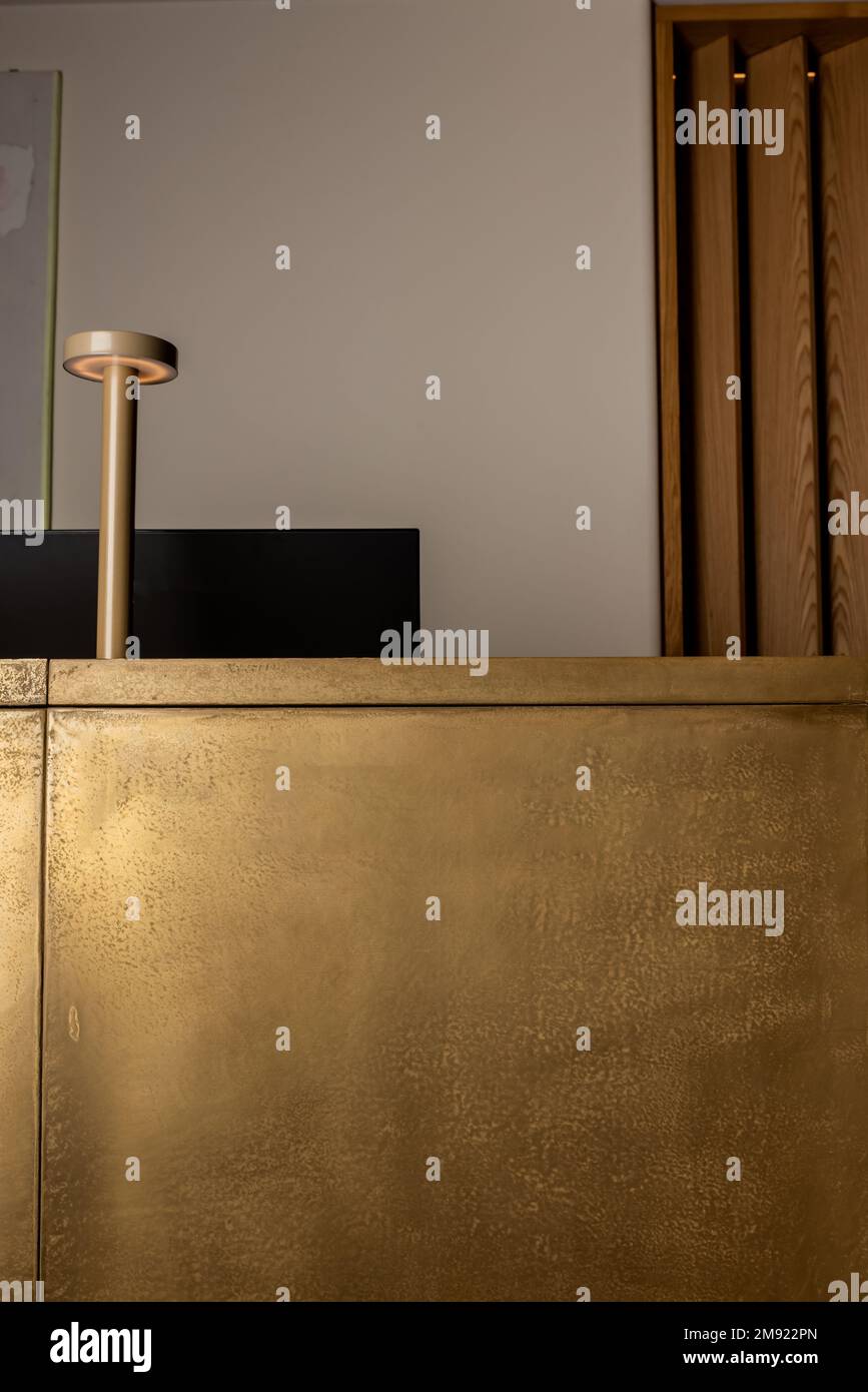 Computer monitor at hotel reception hi-res stock photography and images ...