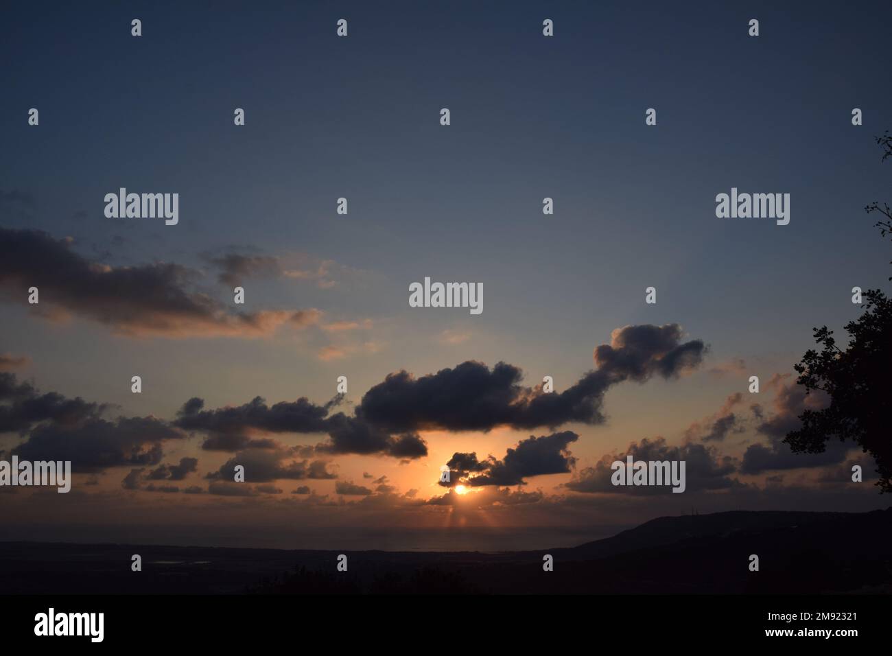 Keshet Cave - natural arch during sunset, Adamit Park, Upper Galilee ...