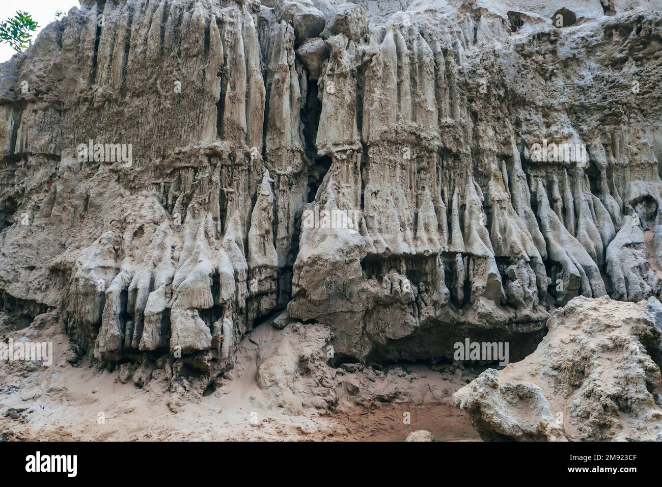 Fairy Stream in Mui Ne in Vietnam. Landmark, red sand mountain canyon ...