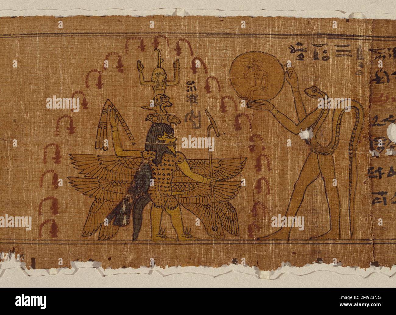 Scene from a Magical Papyrus Scene from a Magical Papyrus, 664-525 B.C ...
