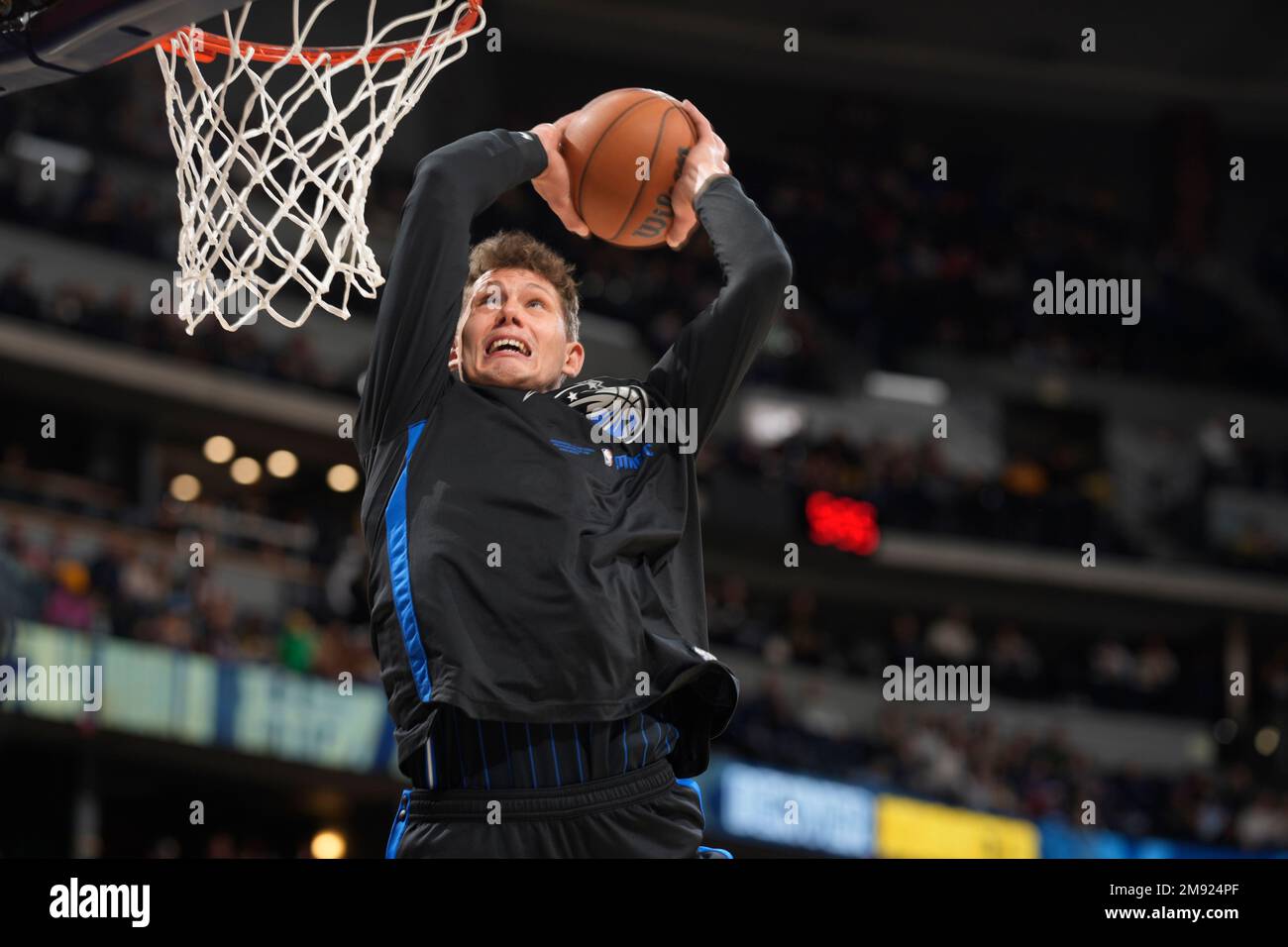 Orlando Magic center Moritz Wagner (21) in the first half of an NBA ...