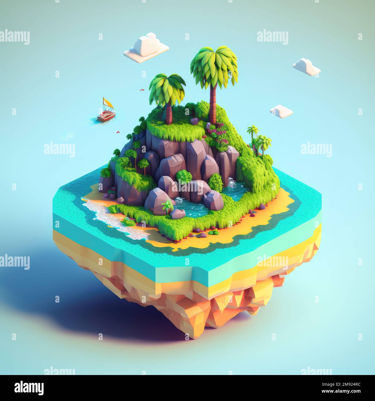 Miniature island hi-res stock photography and images - Alamy