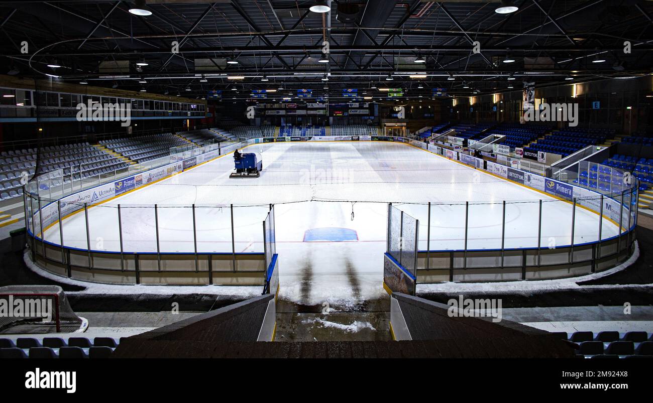 THE HAGUE - The ice hockey rink at the Uithof. The sports center, which ...