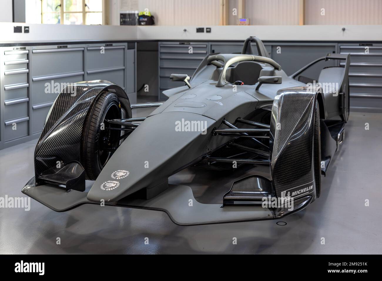McLaren Formula E Racing Car, on display at the January Scramble held ...