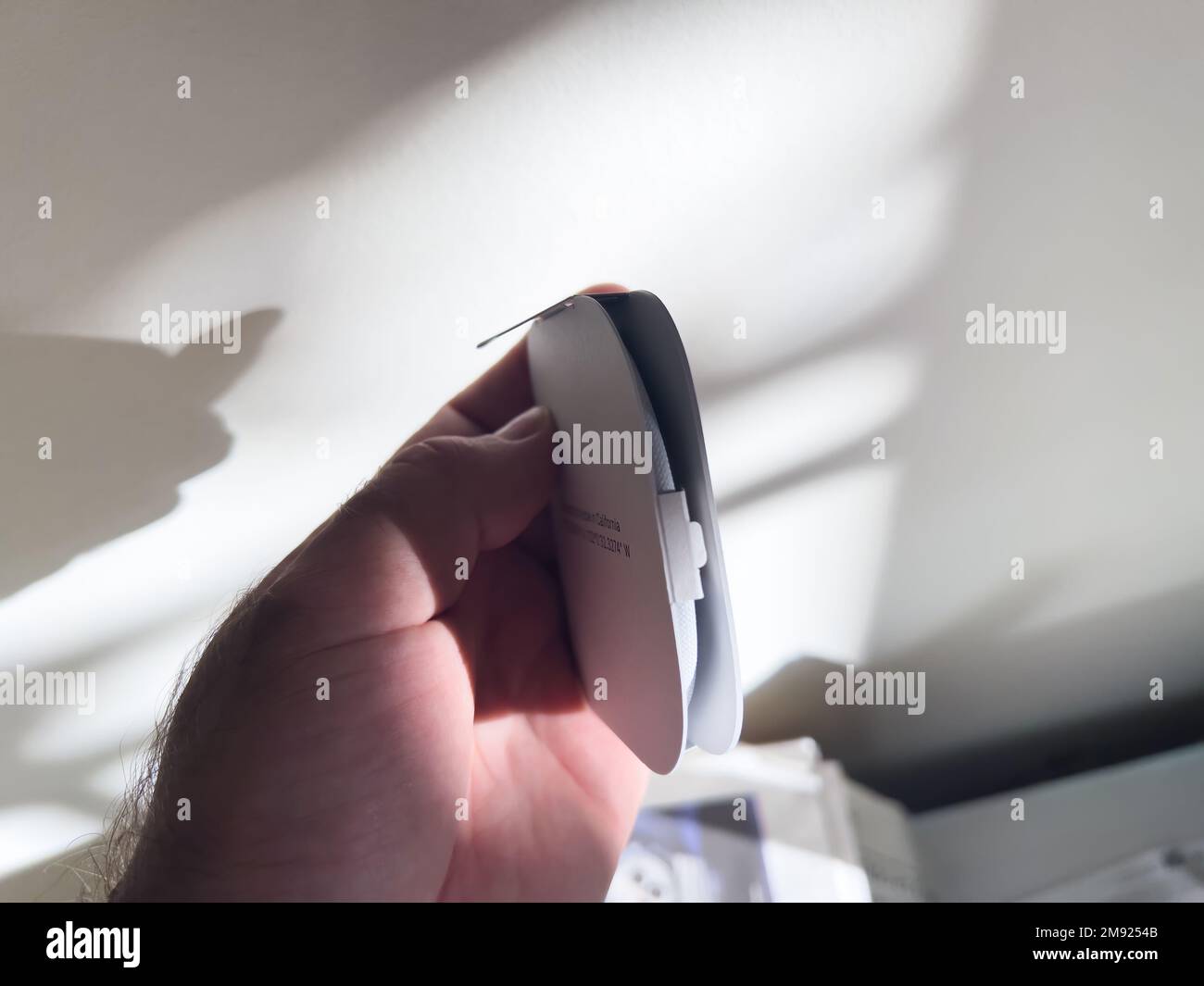 Paris, France - Oct 18, 2022: Side view of the deigned package of new ...