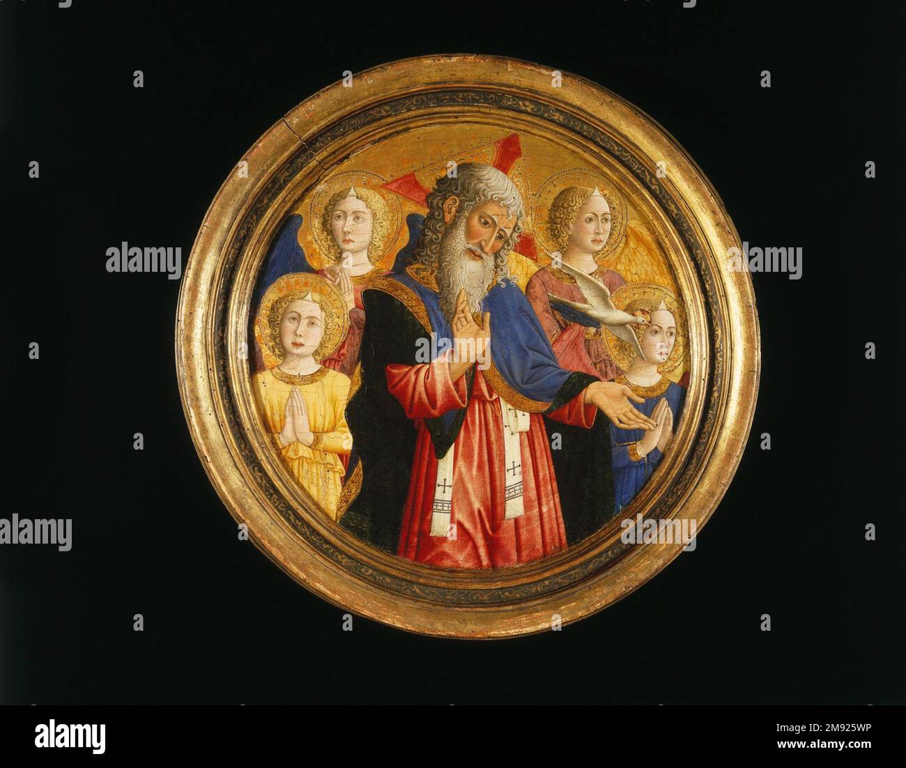 God the Father with Four Angels and the Dove of the Holy Spirit ...
