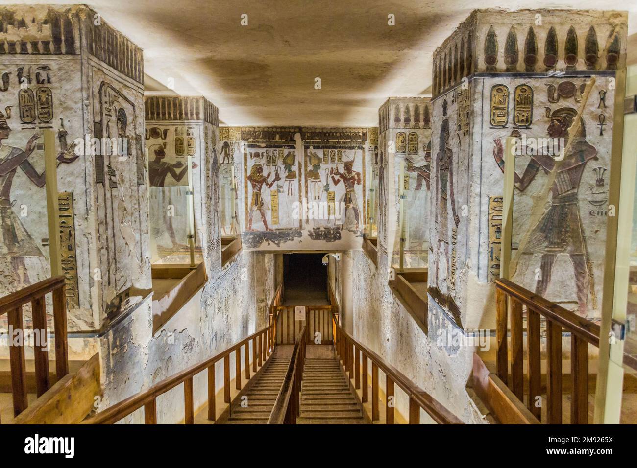 Ramesses III tomb at the Valley of the Kings at the Theban Necropolis ...