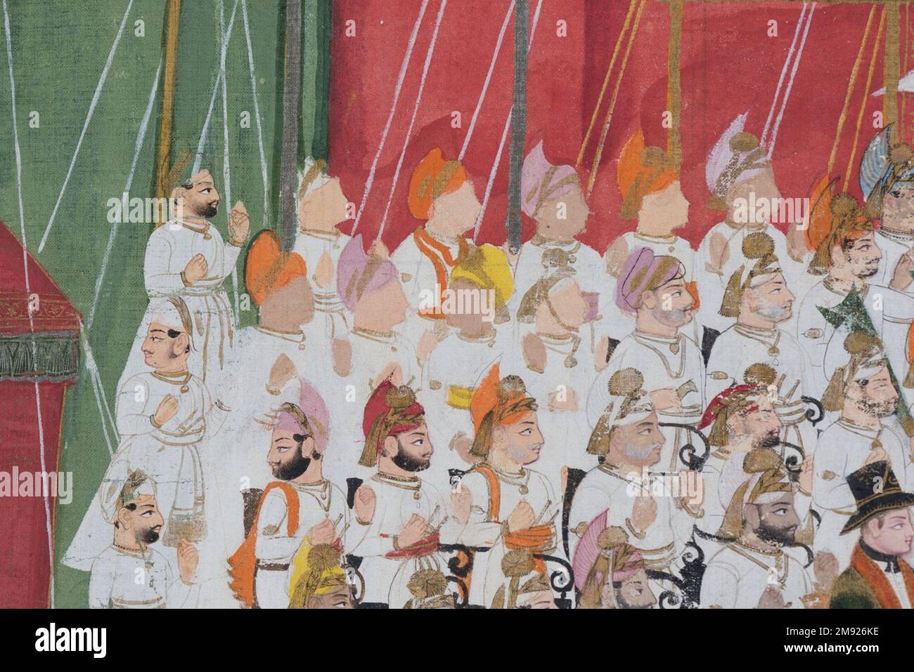 Maharana Jawan Singh of Mewar Receiving the Governor General of India ...