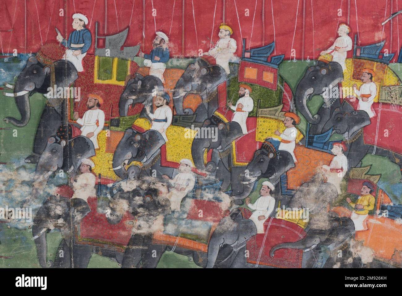 Maharana Jawan Singh of Mewar Receiving the Governor General of India ...