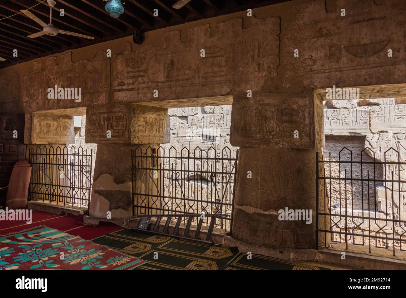 Luxor temple mosque interior hi-res stock photography and images - Alamy