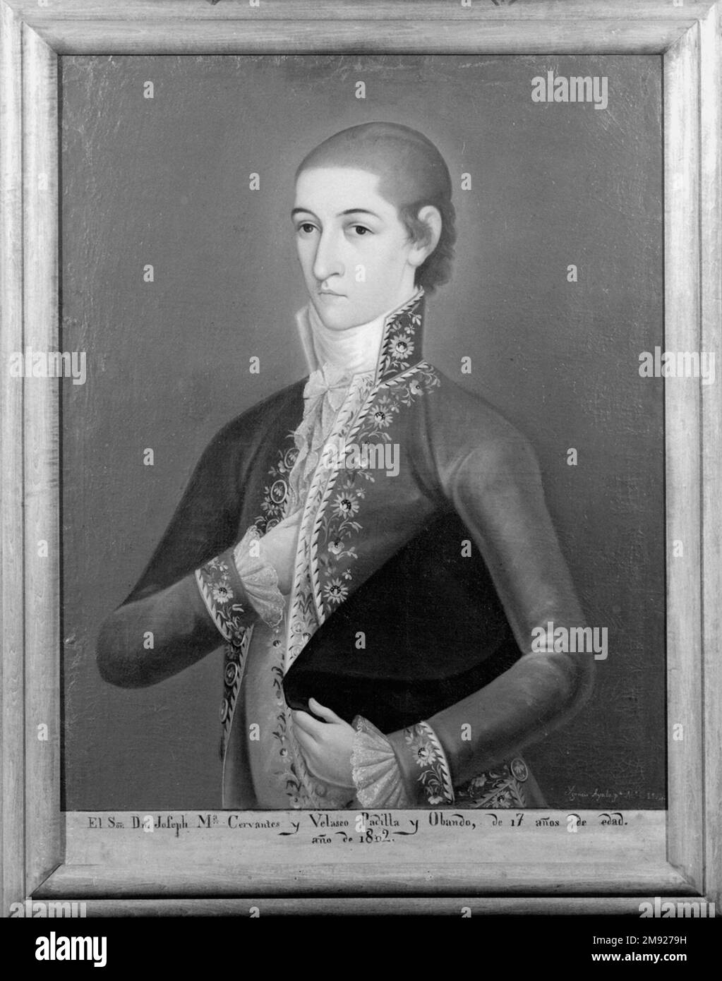 Don José María Gómez de Cervantes y Altamirano de Velasco, Count of ...