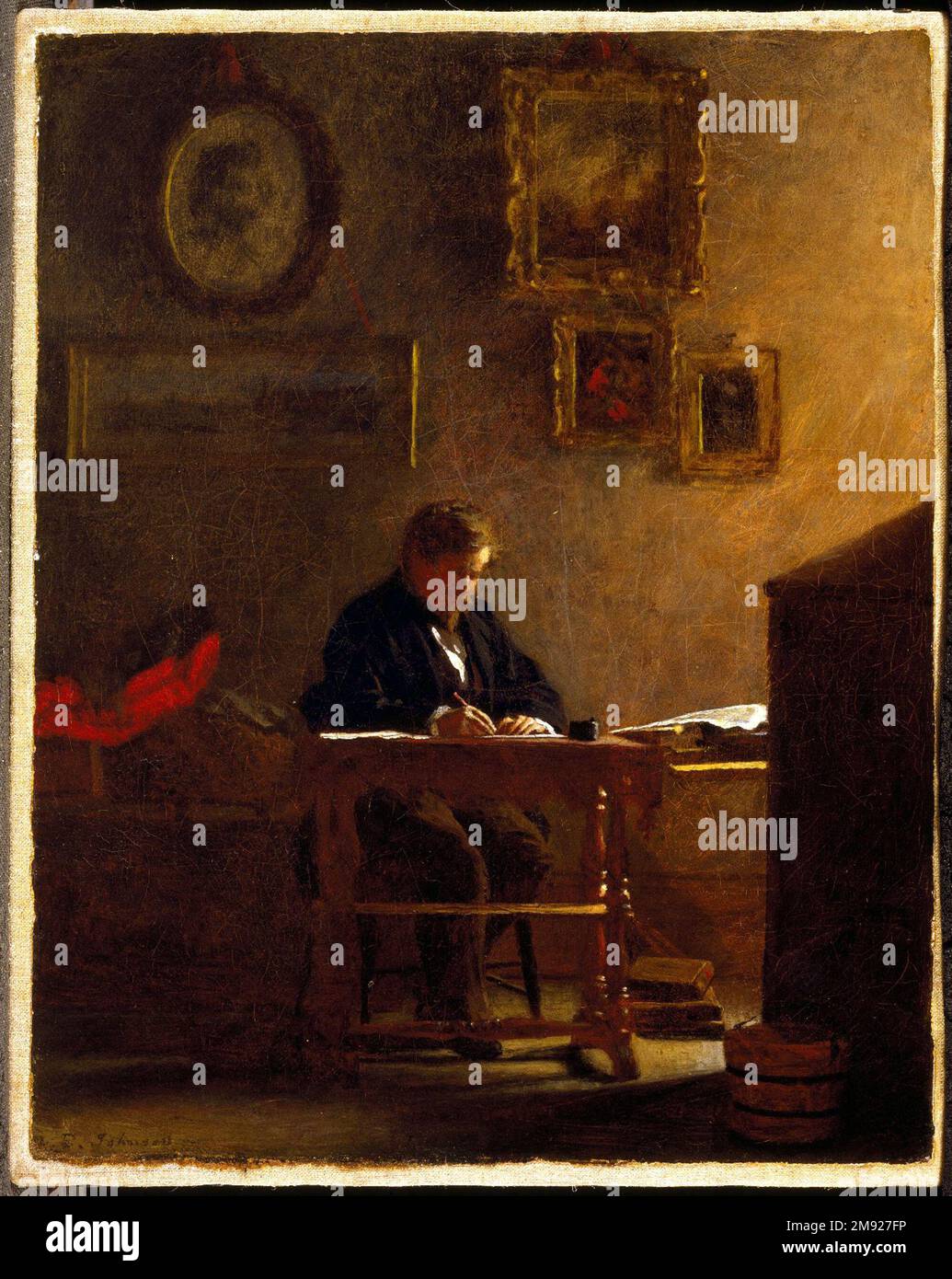 Eastman johnson paintings hi-res stock photography and images - Alamy