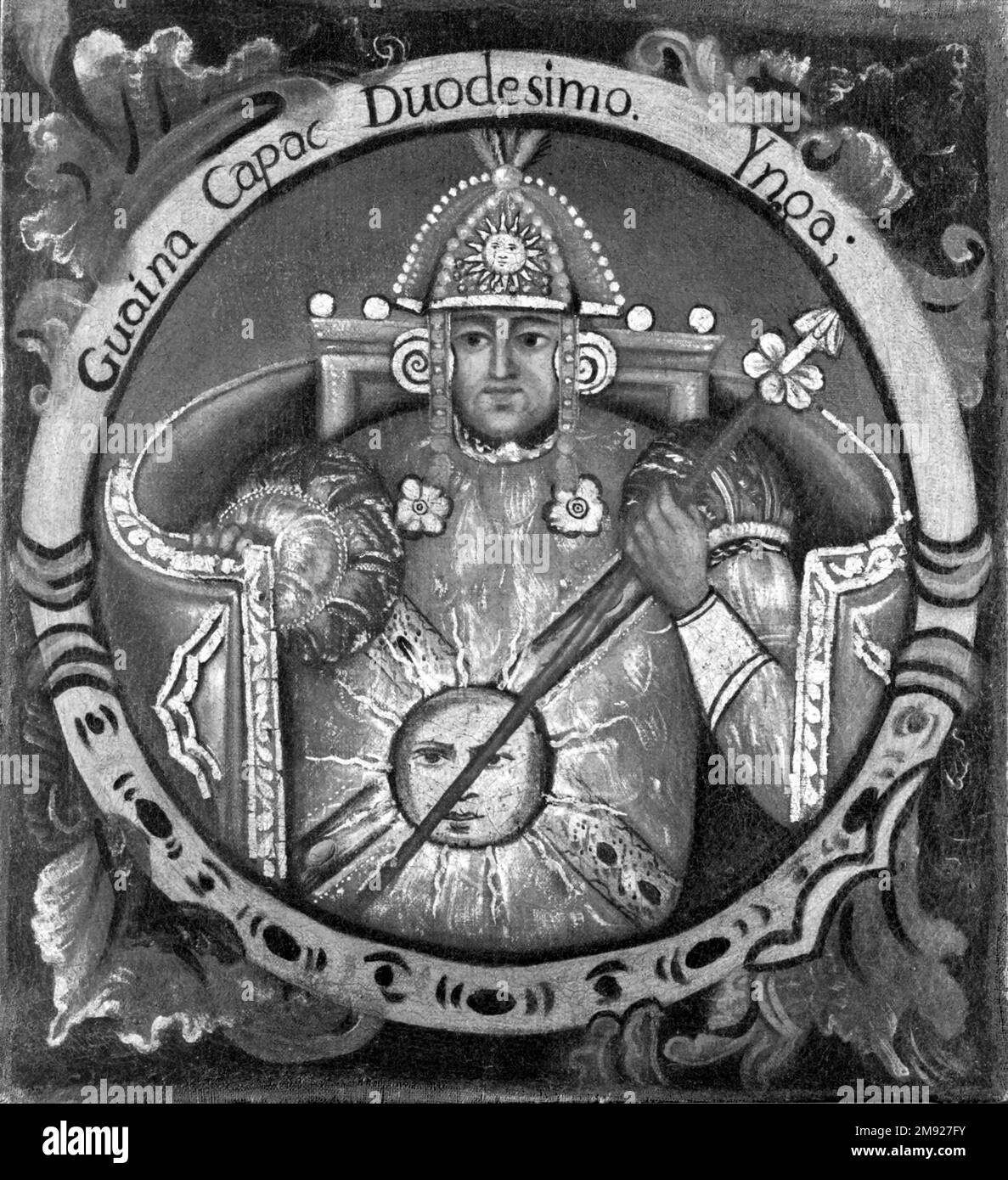 Huayna Capac, Twelfth Inca, 1 of 14 Portraits of Inca Kings Unknown ...