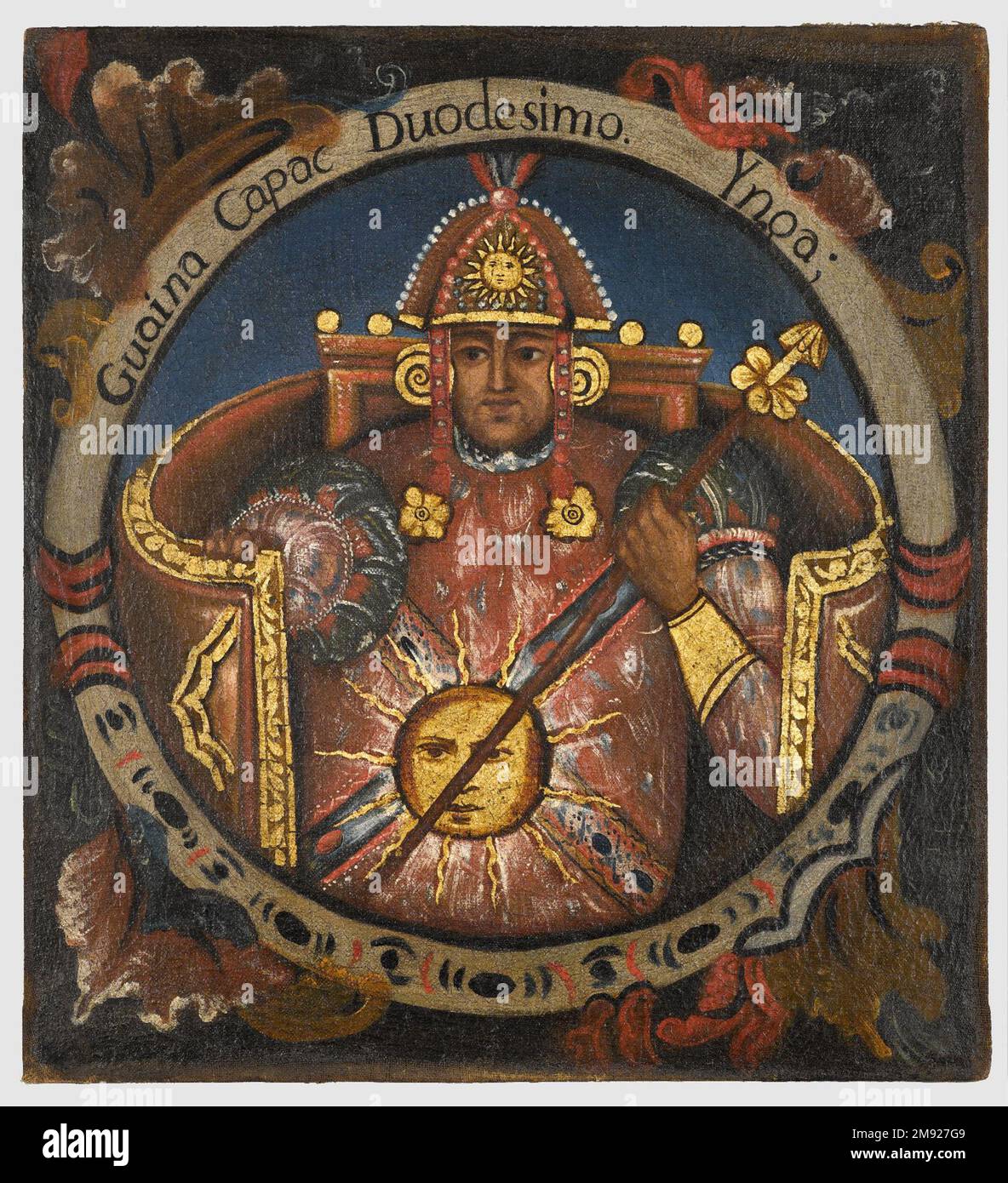 Huayna Capac, Twelfth Inca, 1 of 14 Portraits of Inca Kings Unknown ...