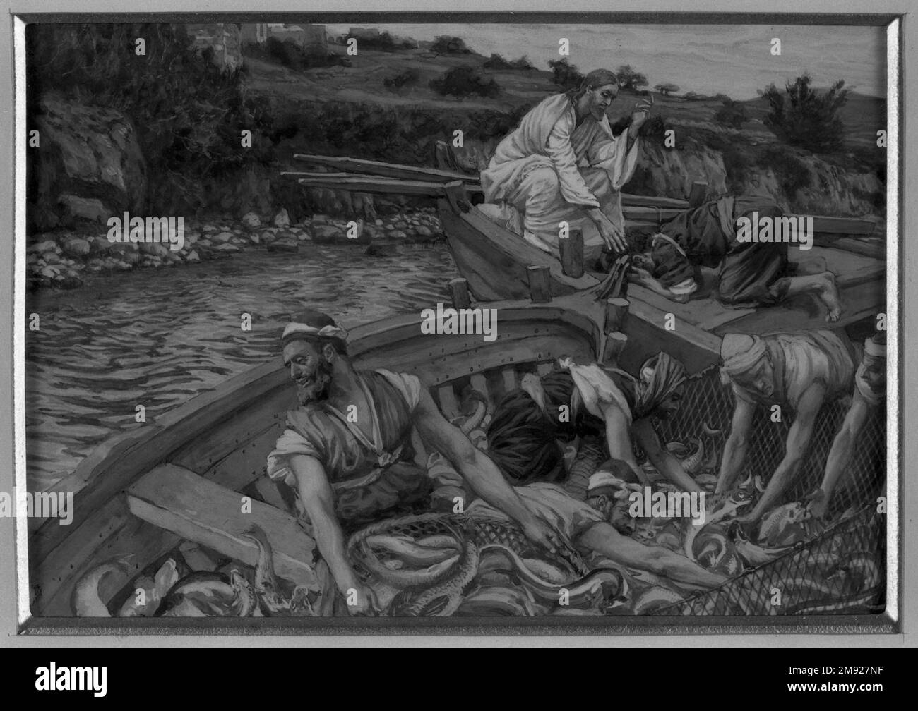 The Miraculous Draught of Fishes (La pêche miraculeuse) James Tissot ...