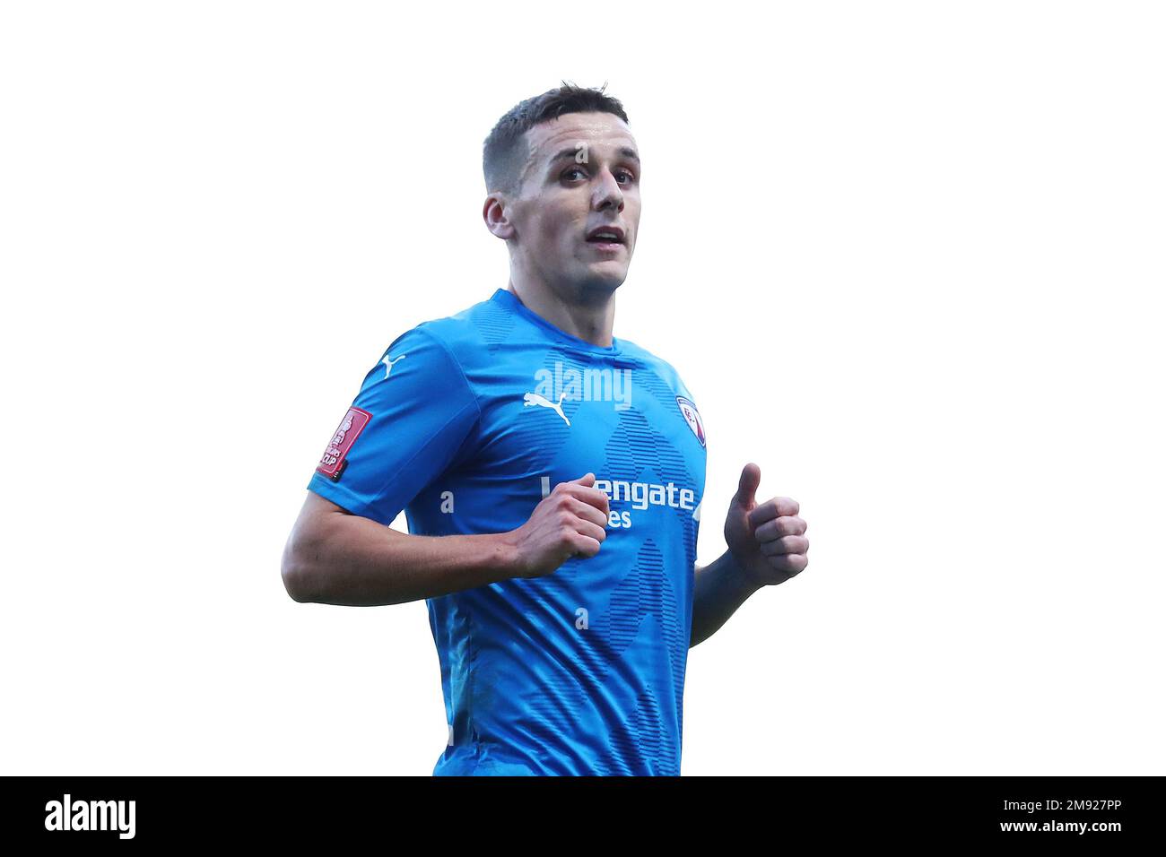 Chesterfield's Jeff King during the Emirates FA Cup third round match ...