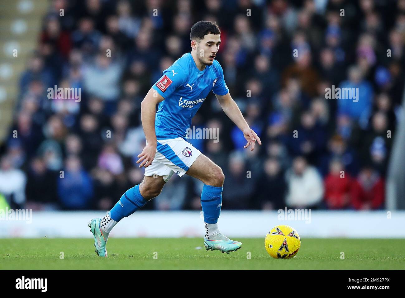 Chesterfield's Armando Dobra during the Emirates FA Cup third round ...