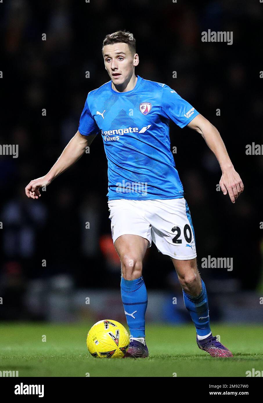 Chesterfield's Jeff King during the Emirates FA Cup third round match ...