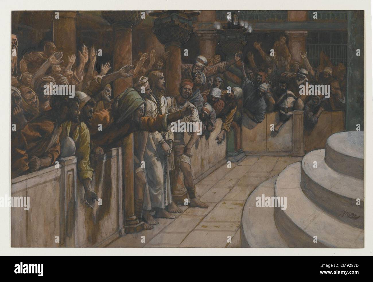 The False Witnesses (Les faux témoins) James Tissot (French, 1836-1902 ...