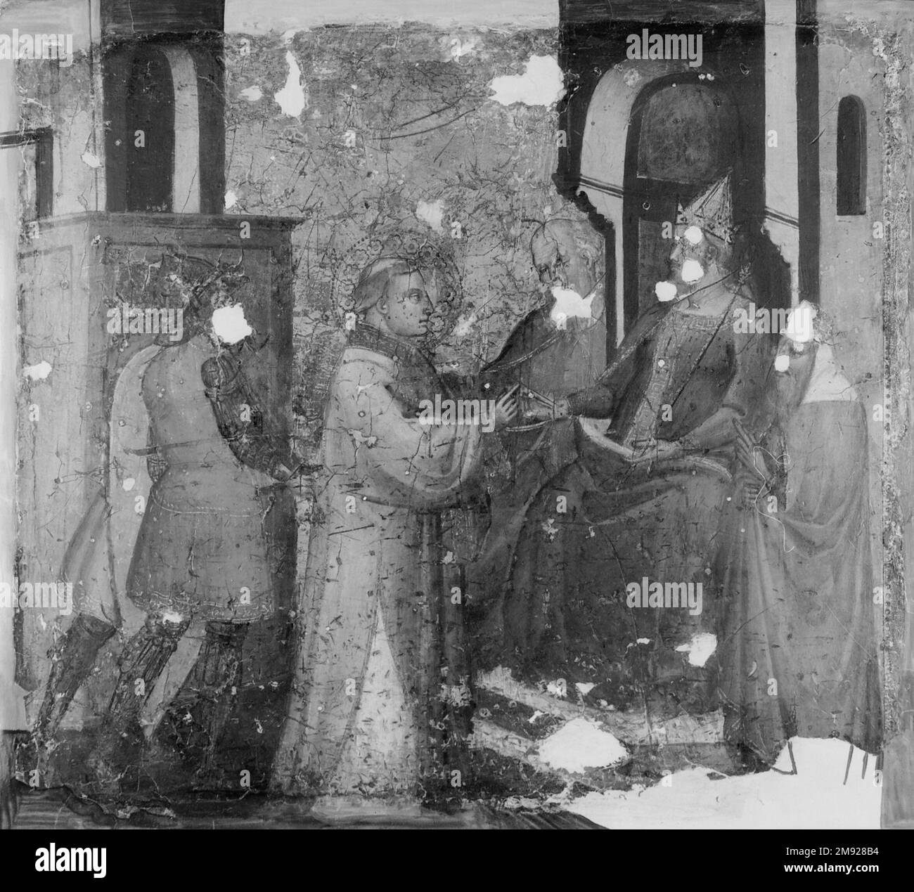 Saint Lawrence Buried in Saint Stephen's Tomb Lorenzo di Niccolò ...