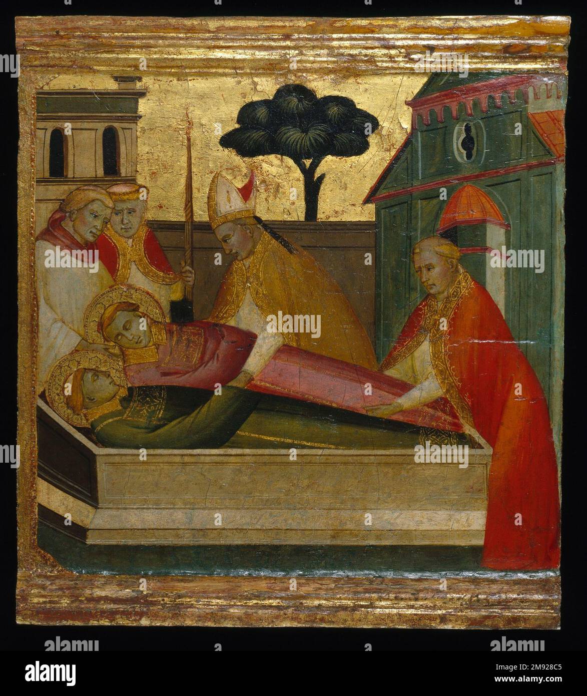 Saint Lawrence Buried in Saint Stephen's Tomb Lorenzo di Niccolò ...