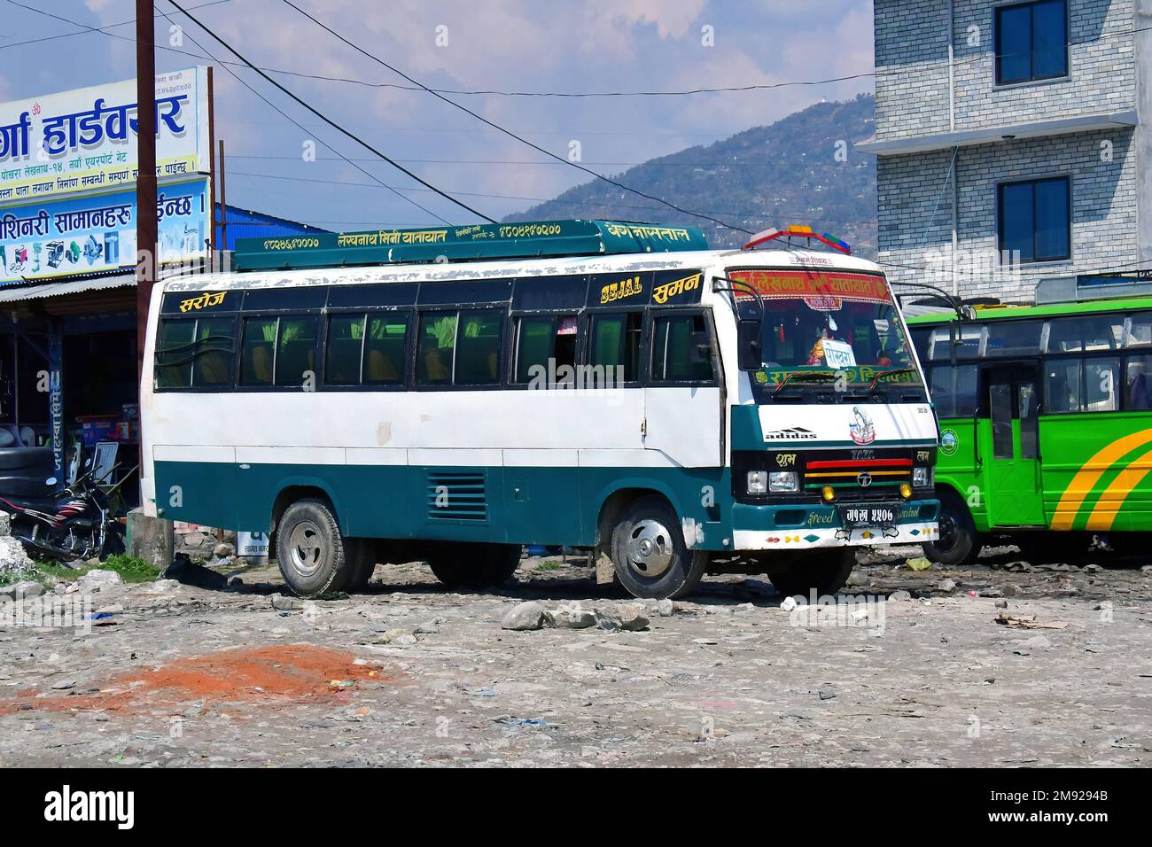 Local bus, Nepal, Asia Stock Photo - Alamy