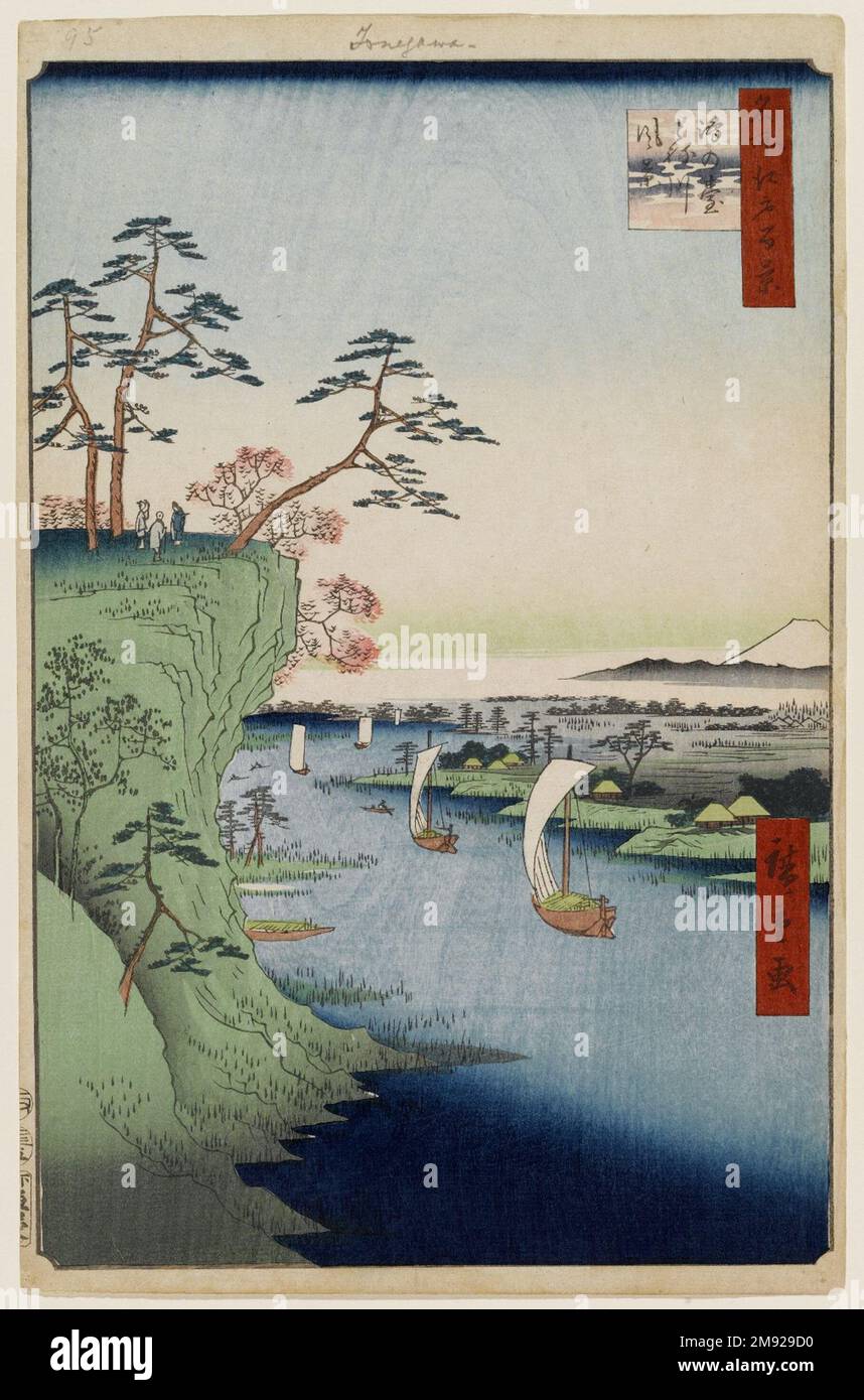 View of Konodai and the Tone River, No. 95 from One Hundred Famous ...