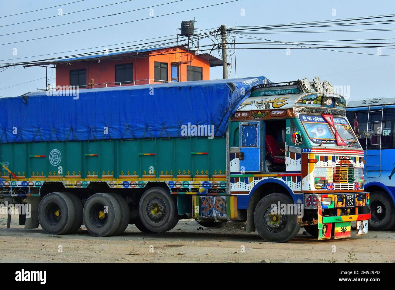Nepalese truck hi-res stock photography and images - Alamy