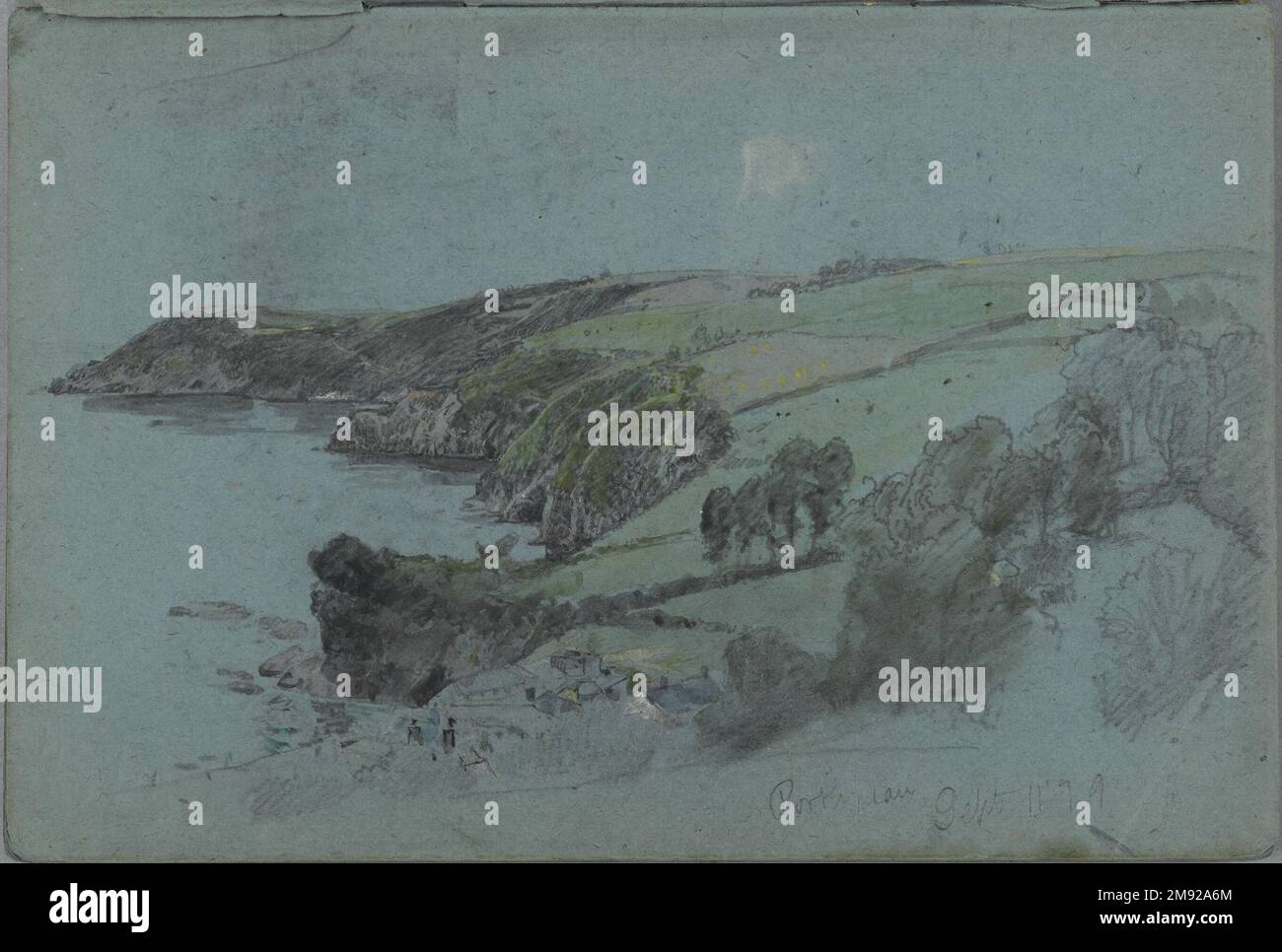 Sketchbook of English Coastal Scenery William Trost Richards (American ...