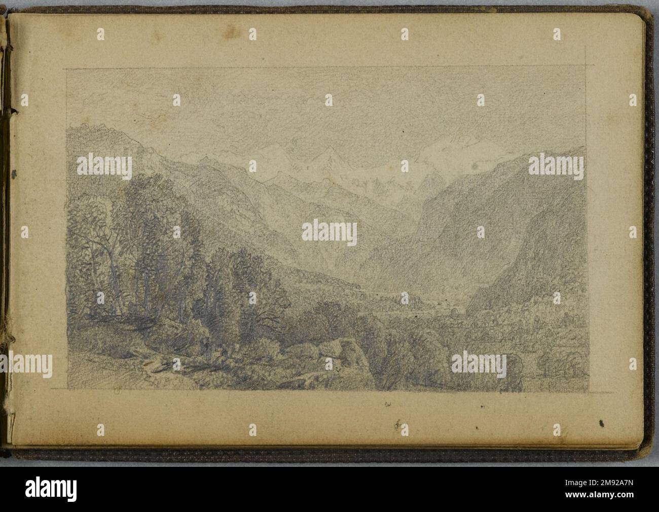 Sketchbook William Trost Richards (American, 1833-1905). Sketchbook ...