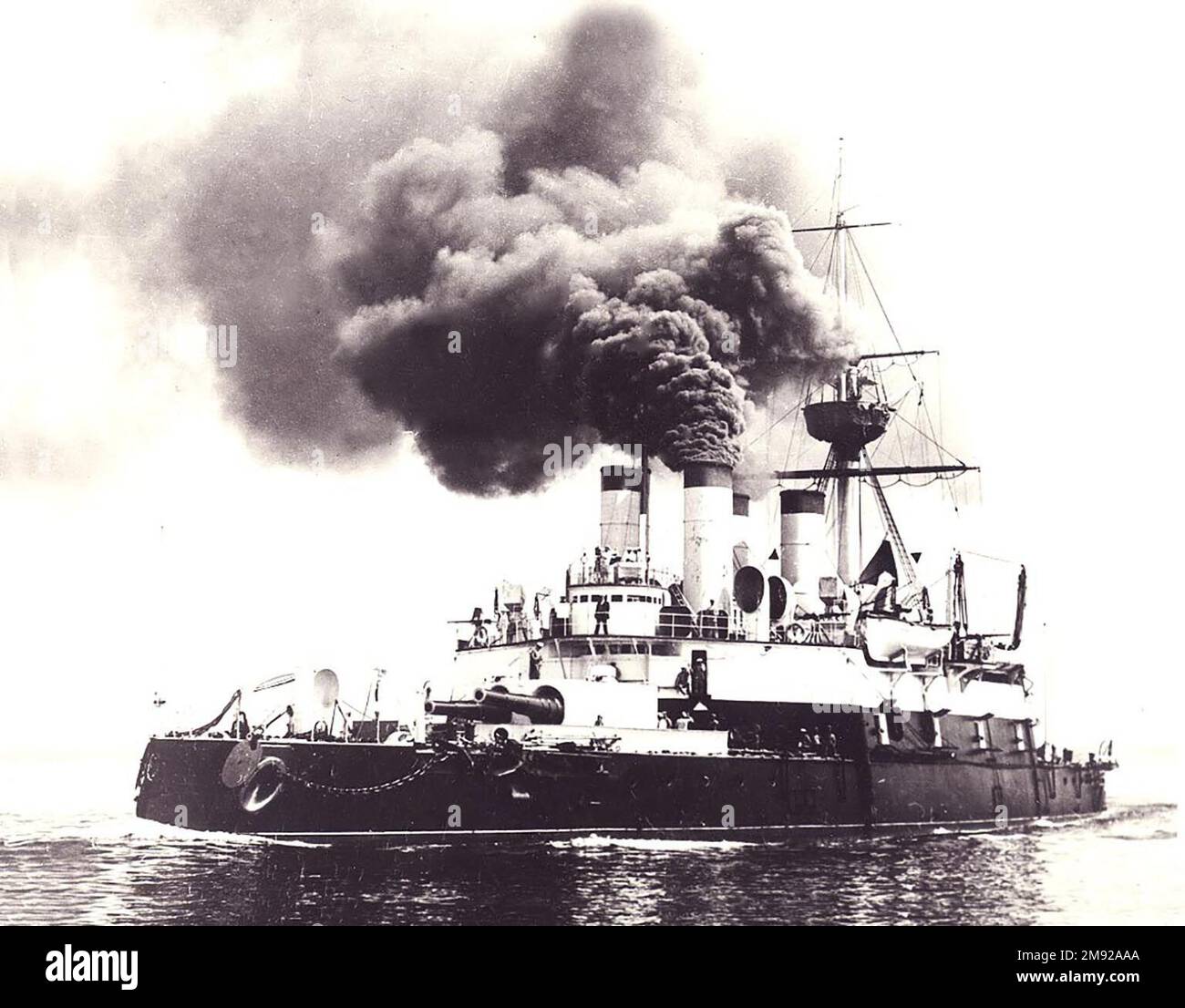 Imperial Russian battleship Navarin ca. 1902 Stock Photo - Alamy