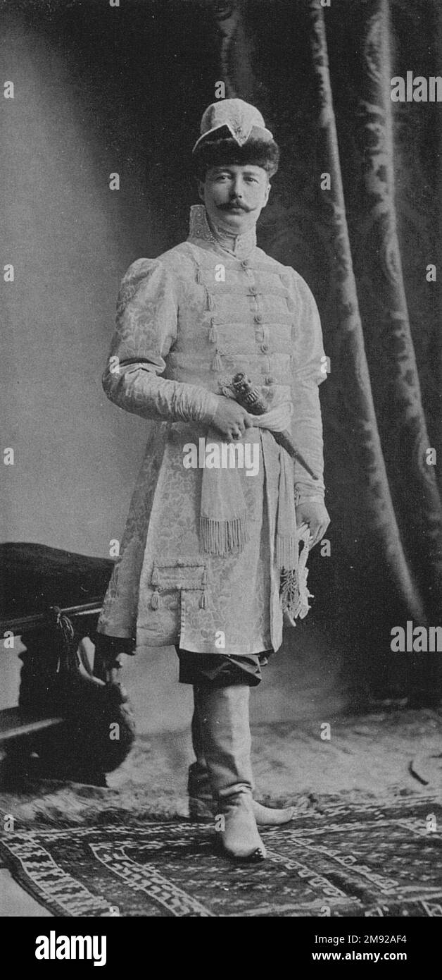 Adjutant of Grand Duke Alexei Alexandrovich, Lieutenant N.A. Volkov, in ...