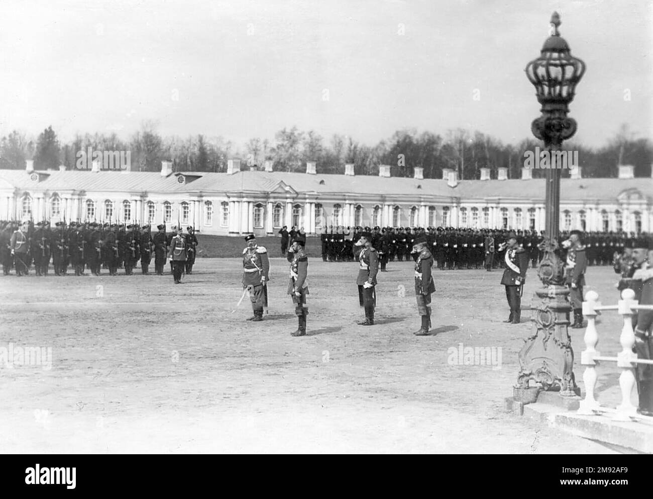 Parade in Tsarskoye Selo Russia ca. 1903 Stock Photo - Alamy