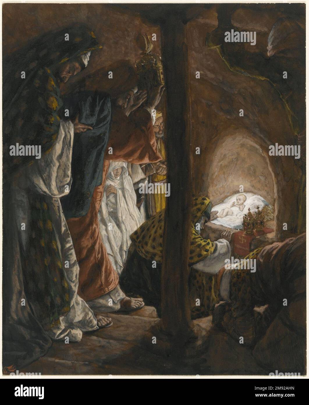 The Adoration of the Magi (L'adoration des mages) James Tissot (French ...