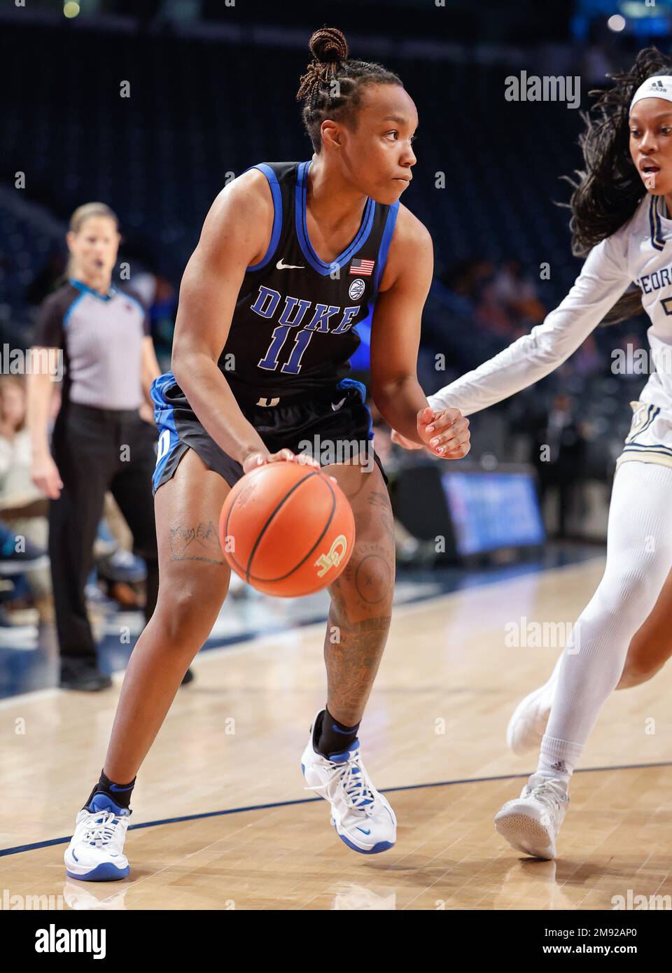 Atlanta, Georgia. 15th Jan, 2023. Duke's Jordyn Oliver (11) in action ...