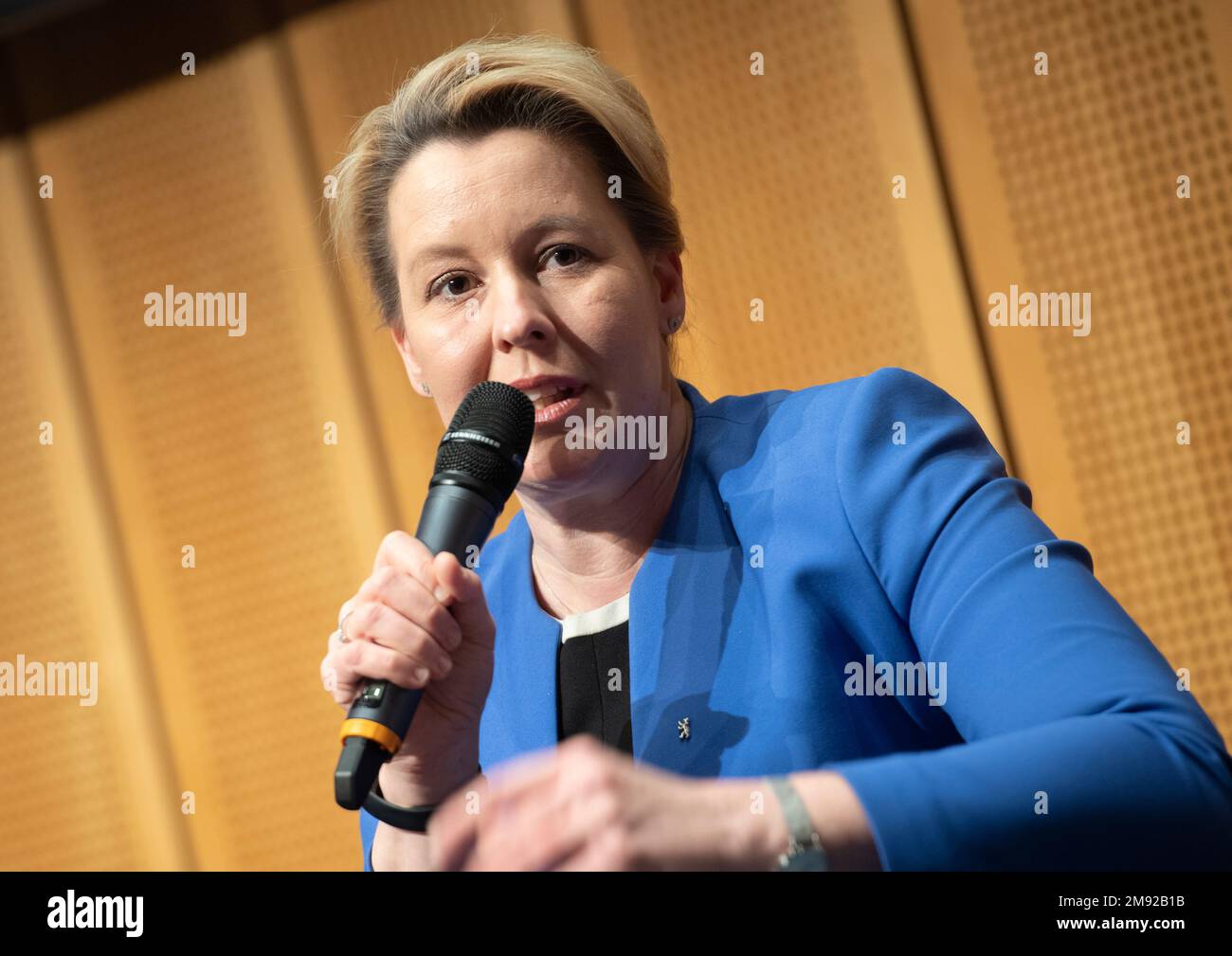Berlin, Germany. 16th Jan, 2023. Franziska Giffey, Governing Mayor and ...