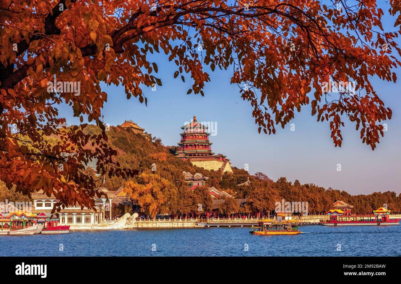 The Summer Palace in Beijing scenery Stock Photo - Alamy