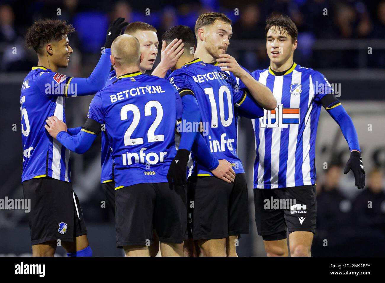 EINDHOVEN, NETHERLANDS - JANUARY 16: Naoufal Bannis of FC Eindhoven is ...