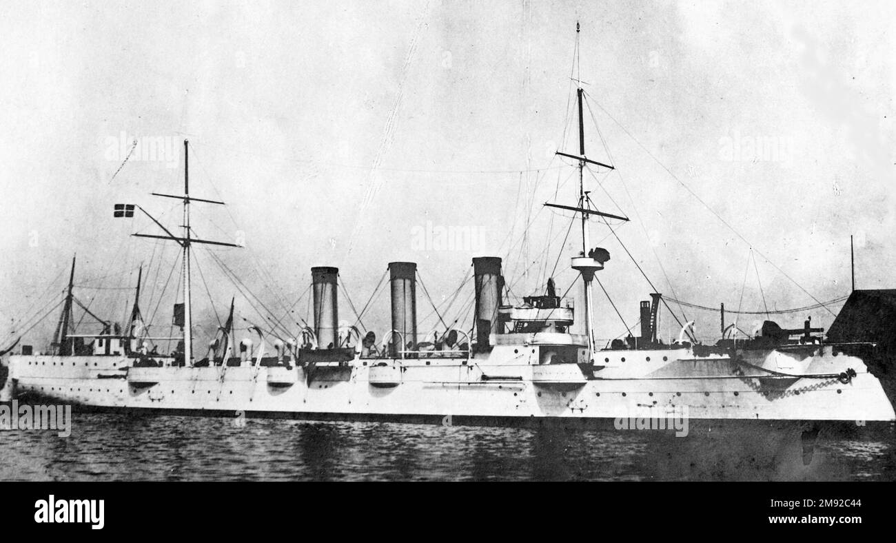 Imperial Russian protected cruiser Boyarin, 1902 Stock Photo - Alamy