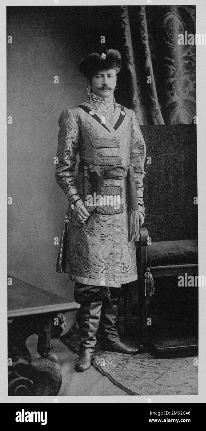 Colonel Count Grigory Ivanovich Nostitz, in the clothes of Okolnichiy ...