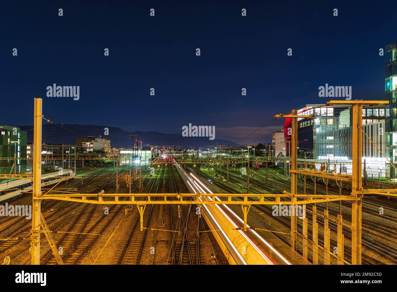 Geneva railway hi-res stock photography and images - Alamy