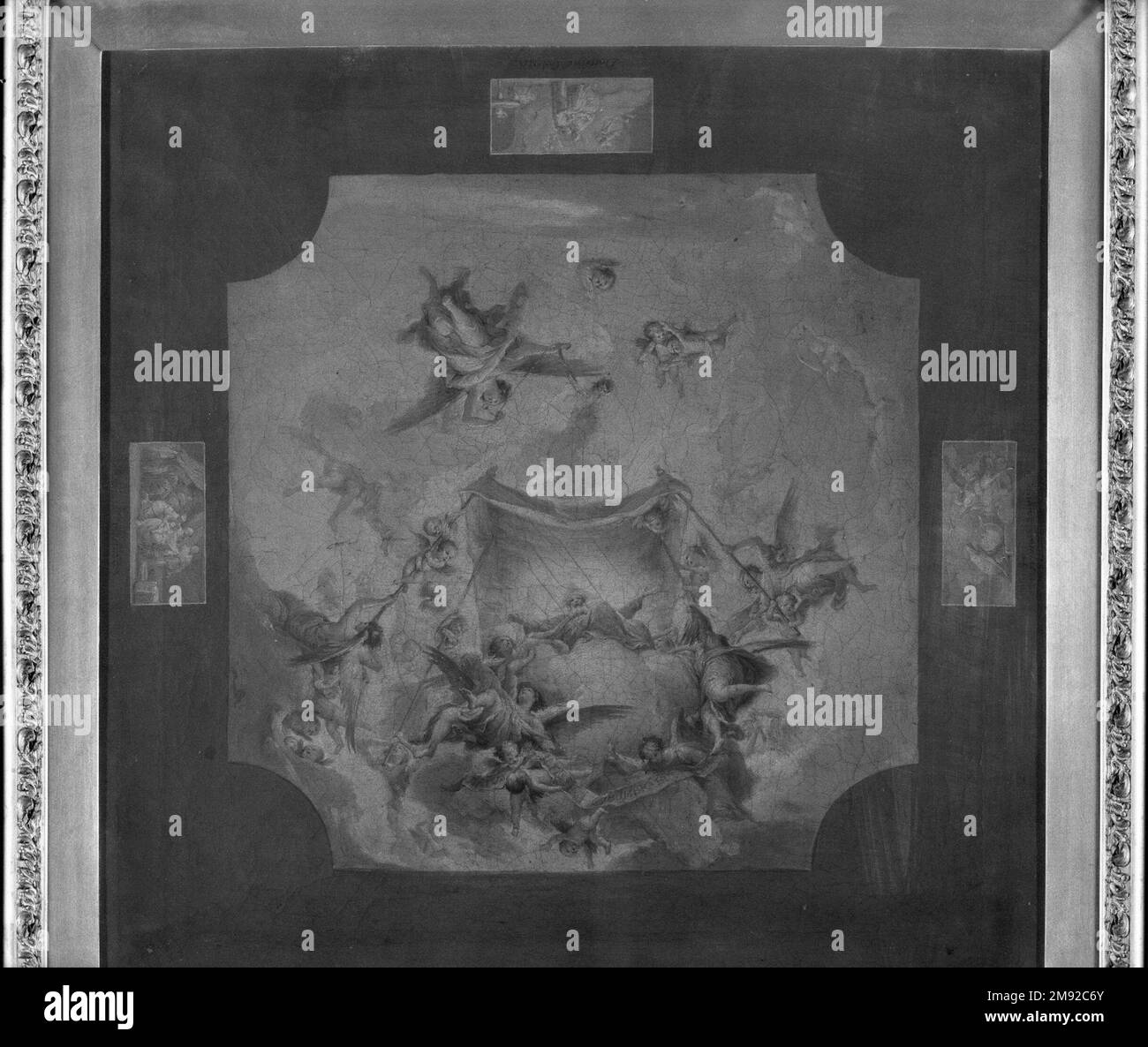 God the father enthroned Black and White Stock Photos & Images - Alamy