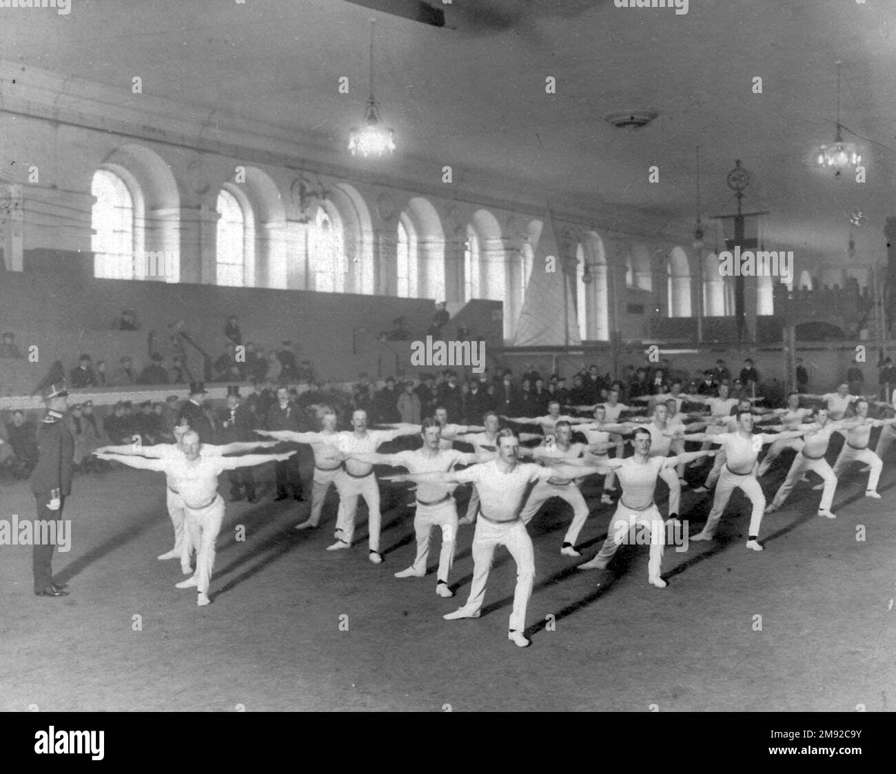 Demonstration of gymnastic exercises hi-res stock photography and ...