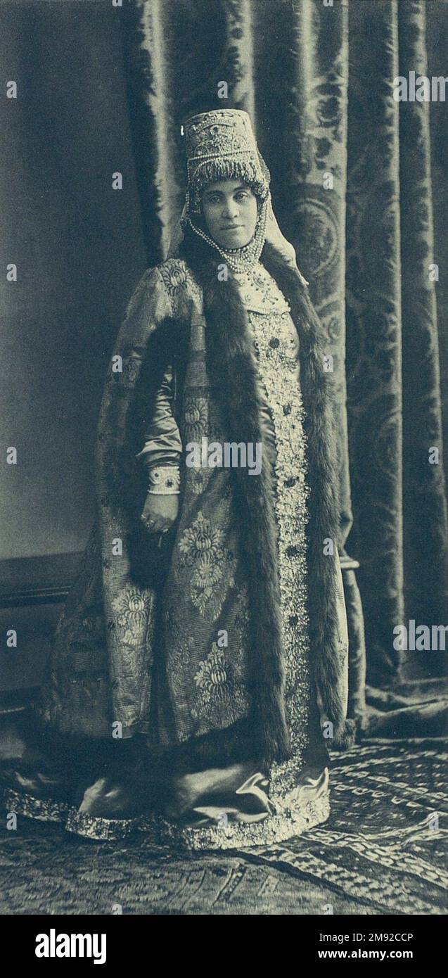 Countess Olga Andreevna Golenischev-Kutuzova, née Gulevich (Boyarina of ...